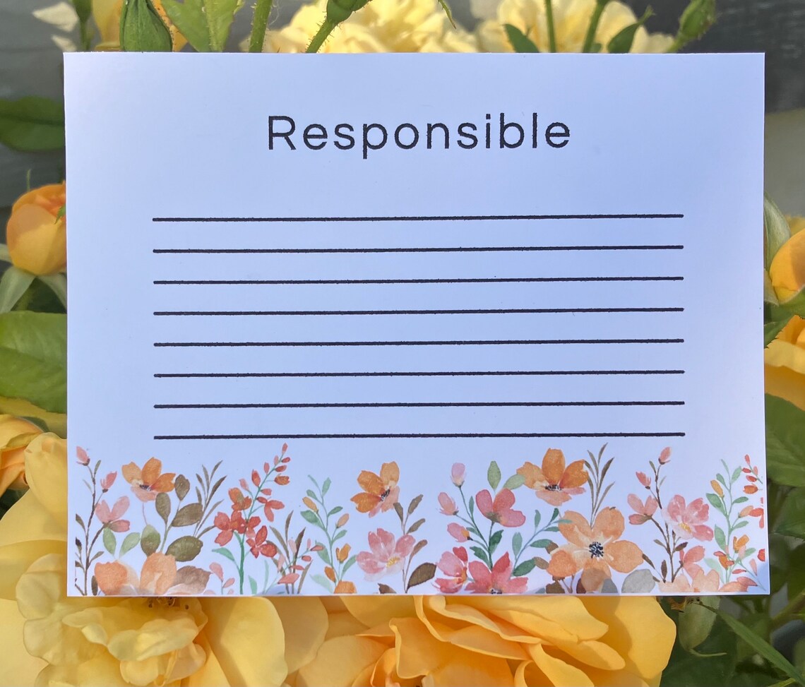 Value Notecards, Teaching Tool, Family Cards, Teaching Cards, Family ...