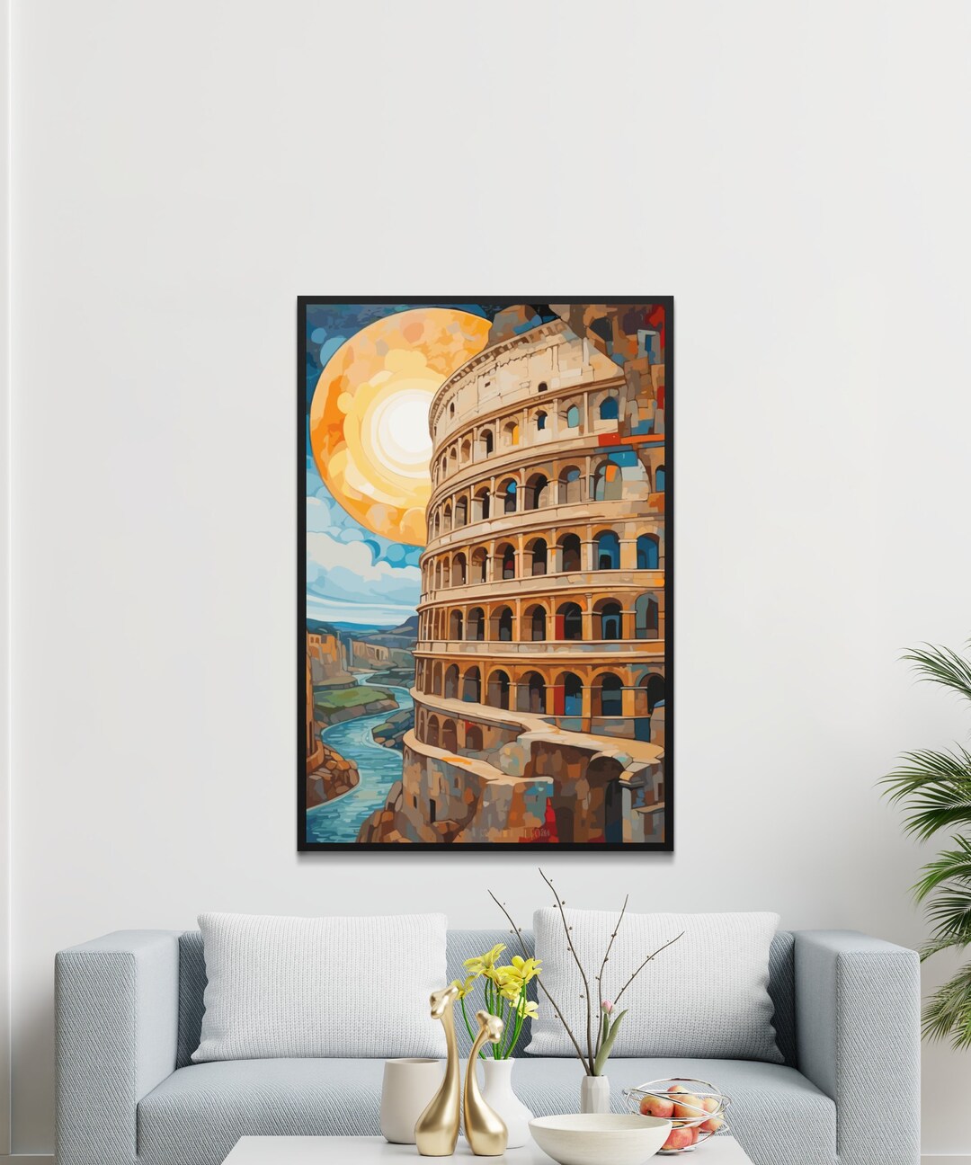 Digital Download Roman Colosseum Wall Art, Ancient Rome Printable ...