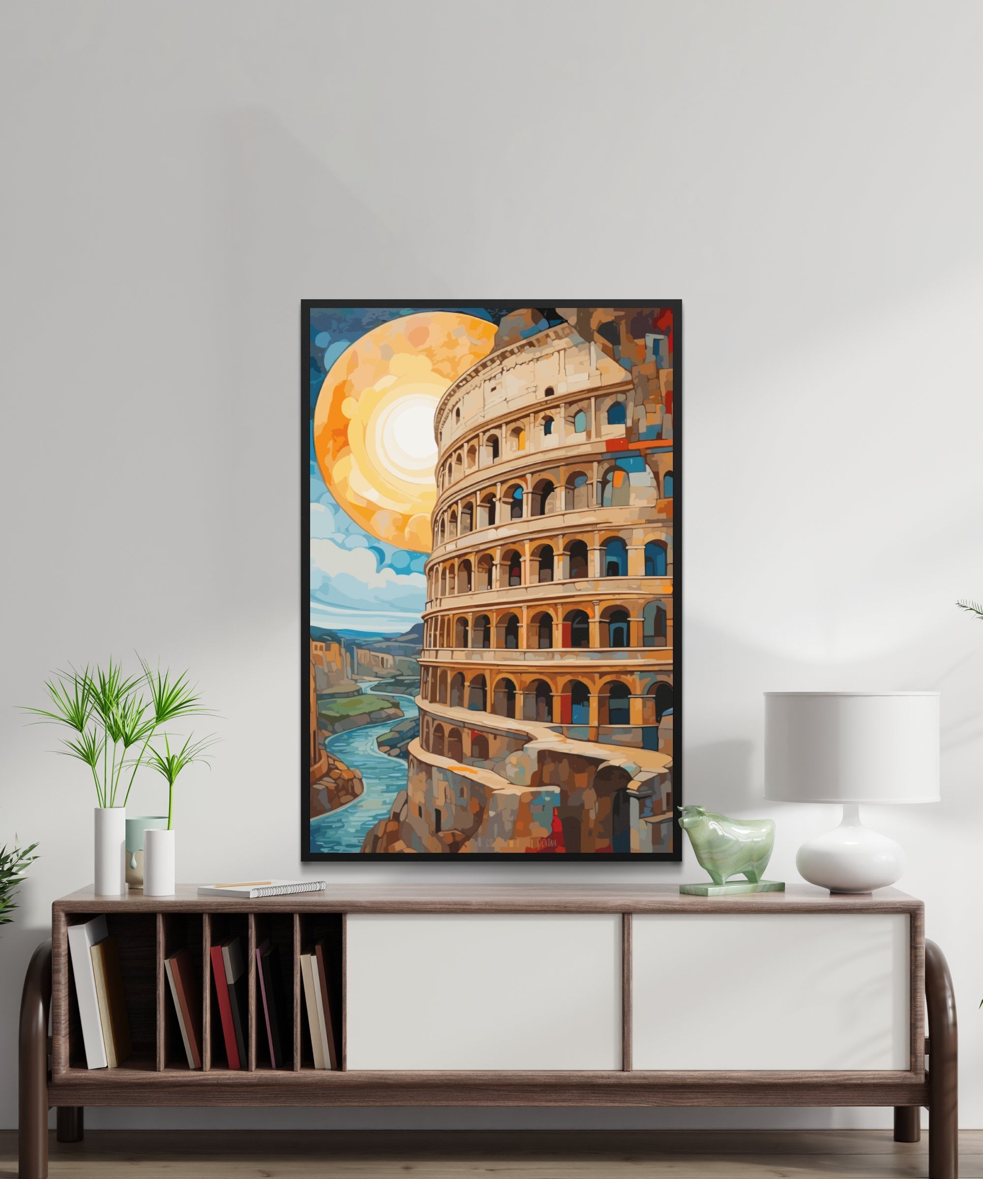 Digital Download Roman Colosseum Wall Art, Ancient Rome Printable ...