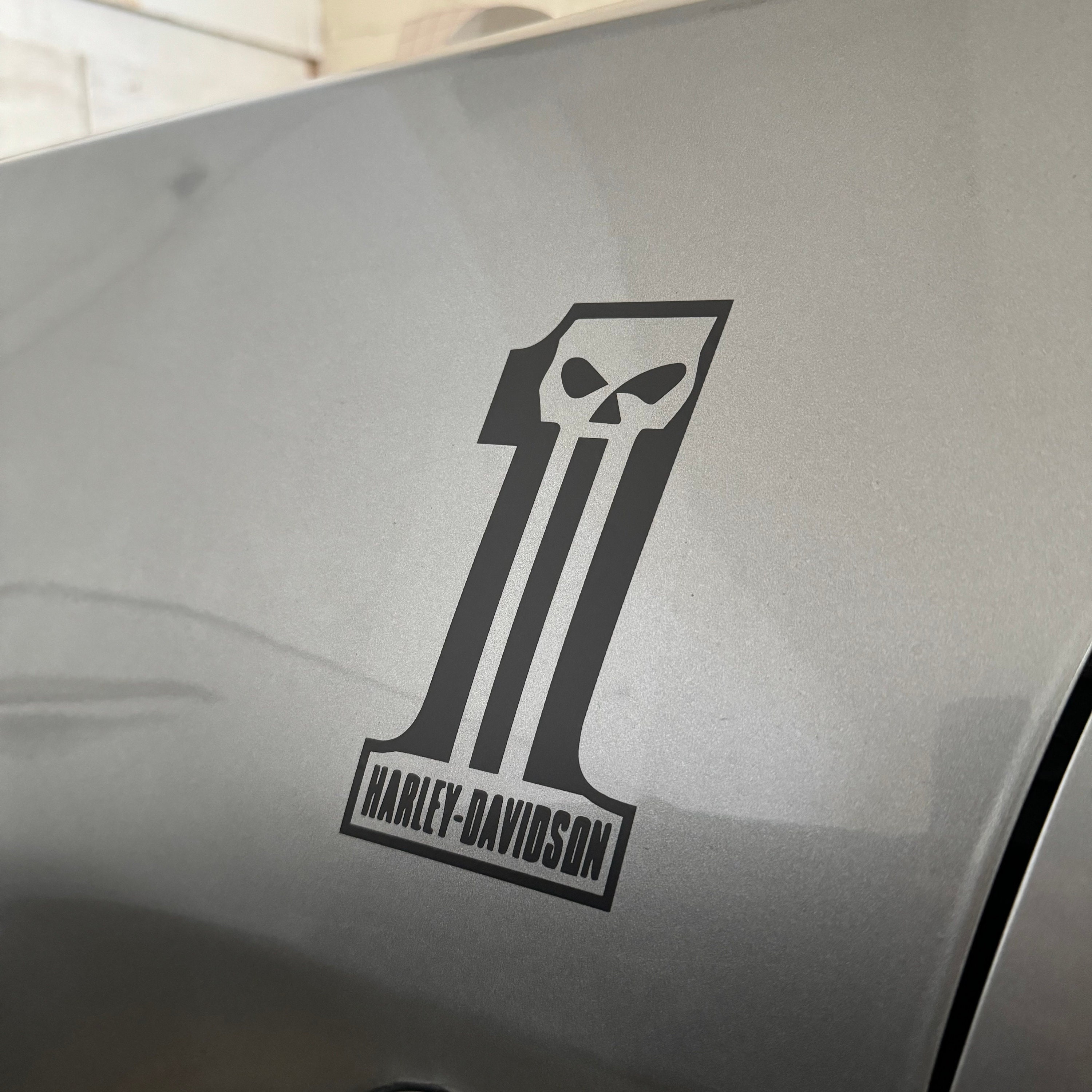 Number One Harley-davidson Premium Decal - Etsy Canada