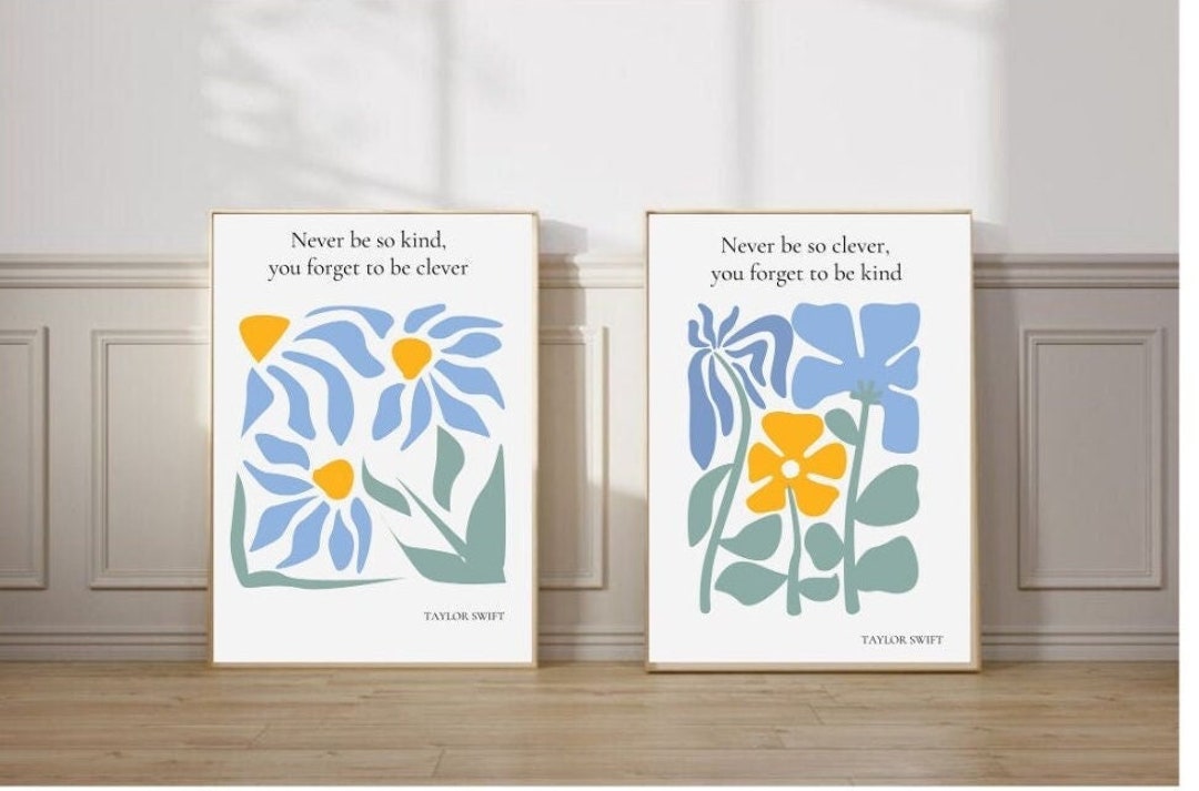 Taylor Swift Lyric Print, Taylor Swift Evermore Art, Never Be so Kind ...