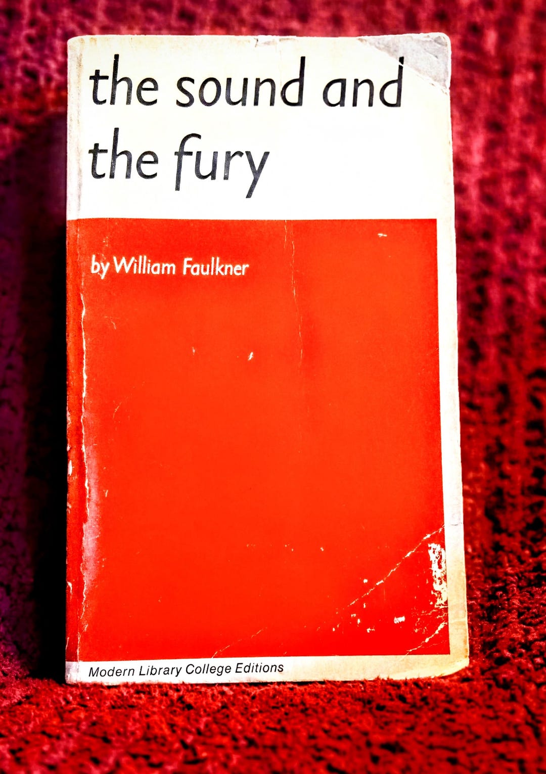 William Faulkner the Sound and the Fury 1956 Vintage Paperback ...