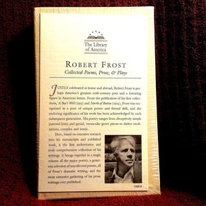 Vintage Robert Frost Collected Poems Prose Plays 1995 Library of ...