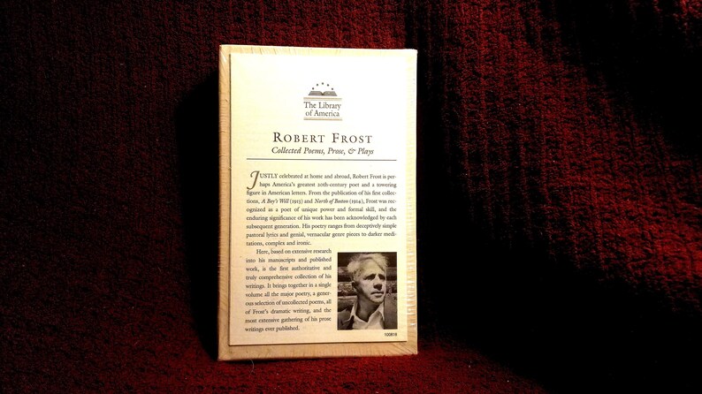 Vintage Robert Frost Collected Poems Prose Plays 1995 Library of ...