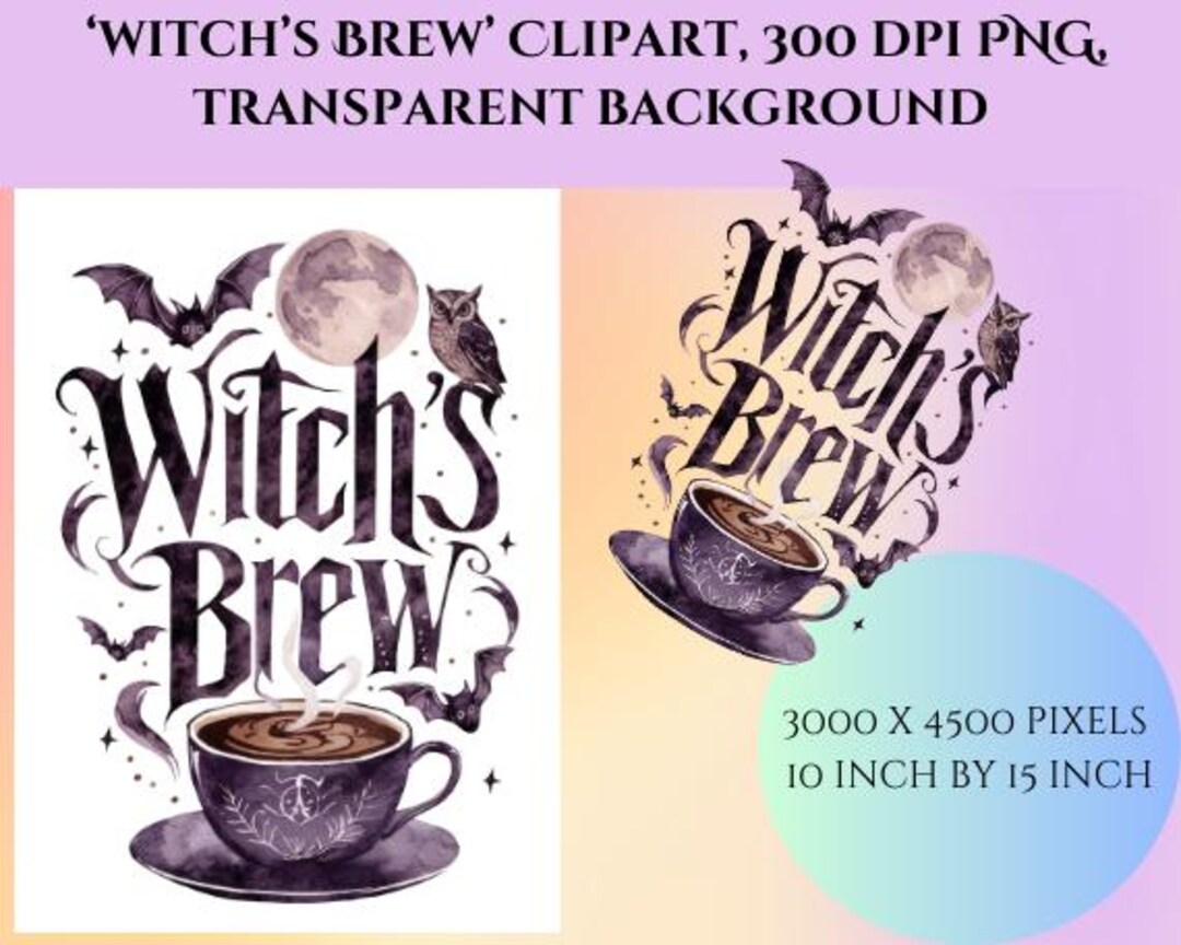 Witch's Brew Clipart High Resolution PNG File With Transparent ...