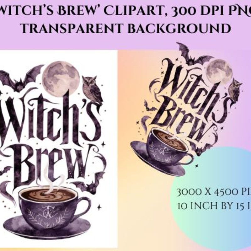 Witches Brew Clipart - Etsy