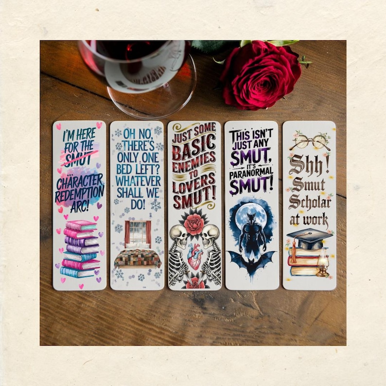 Smut Bookmark PNG Set of 10 High Resolution Files Transparent ...