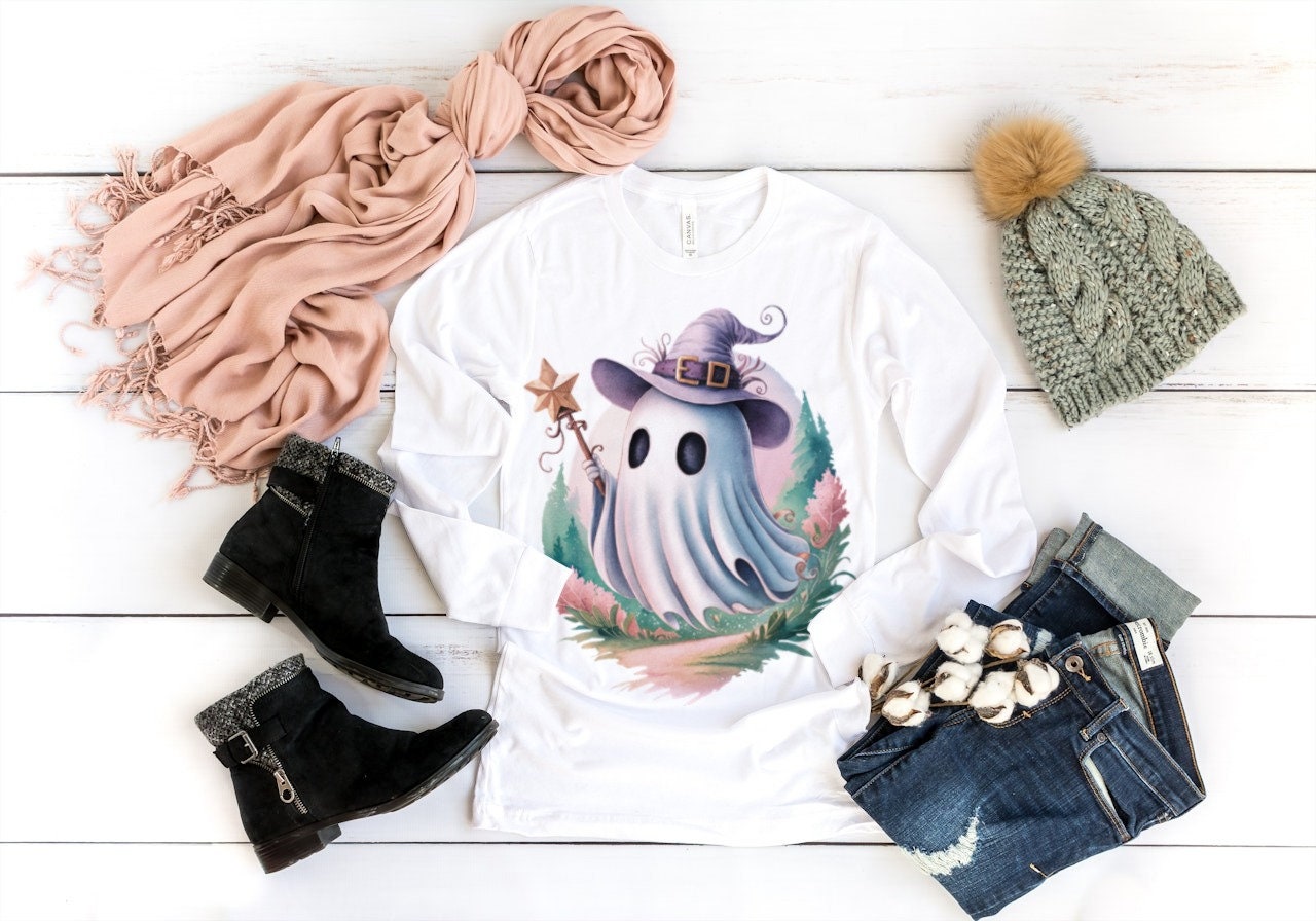 Cute Ghosts Clip Art Set 18 High Resolution PNG Files With Transparent ...