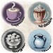 Coffee Shop Clip Art Set 23 High Resolution PNG Files With Transparent ...