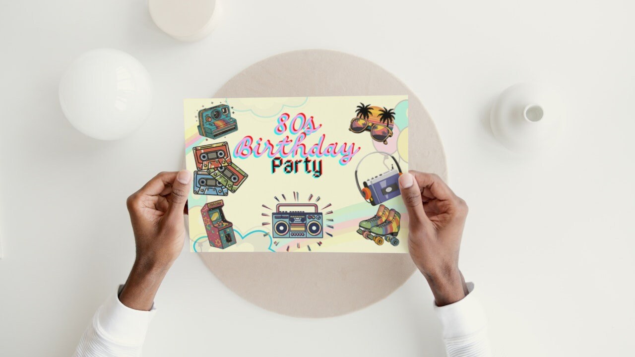 1980s Clip Art Set of 15 High Resolution PNG Files With Transparent ...