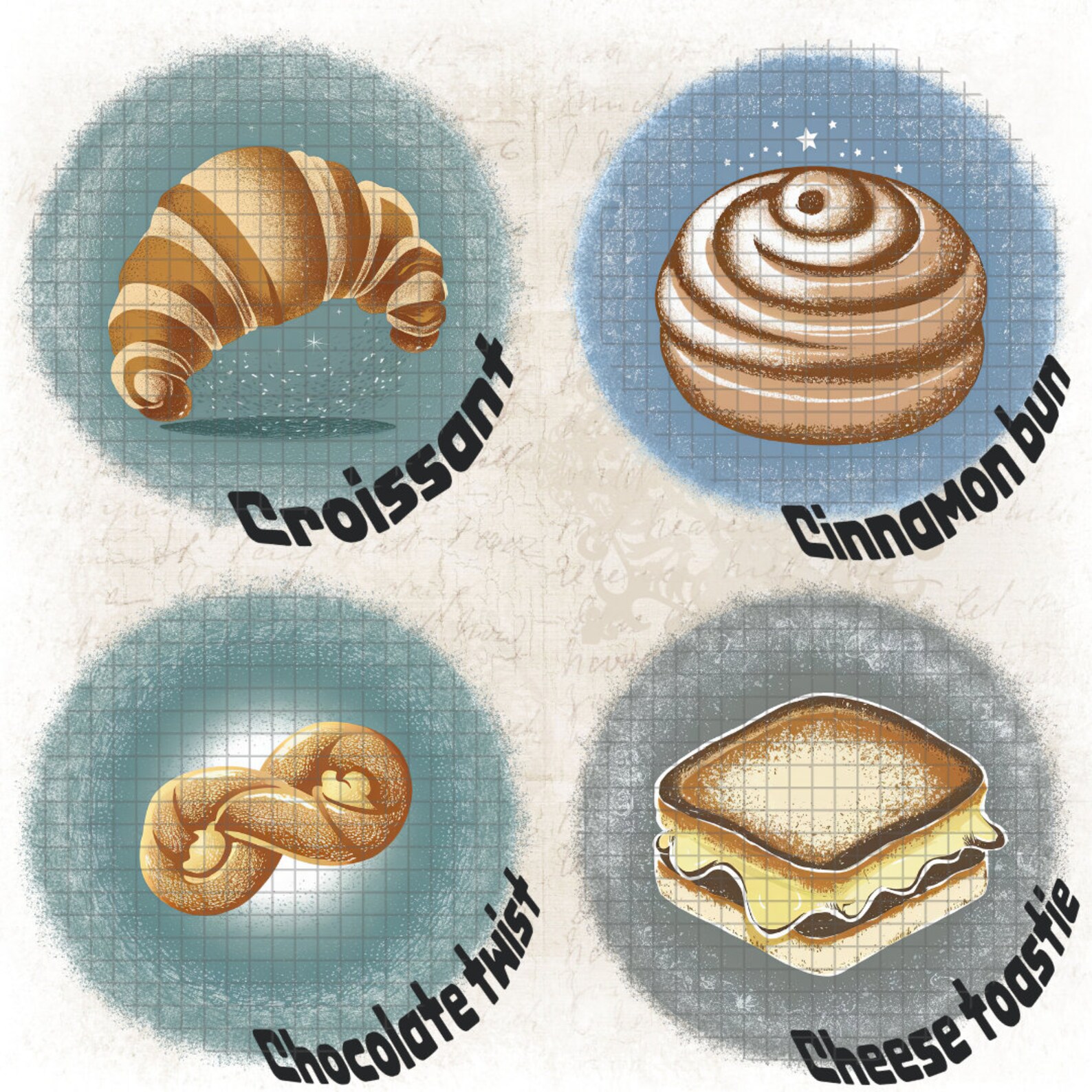 Coffee Shop Clip Art Set 23 High Resolution PNG Files With Transparent ...