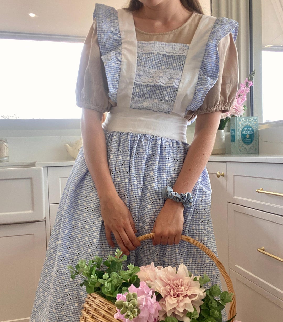 Jane Apron -- Full Apron for Women, Broderie Anglaise Apron - Etsy