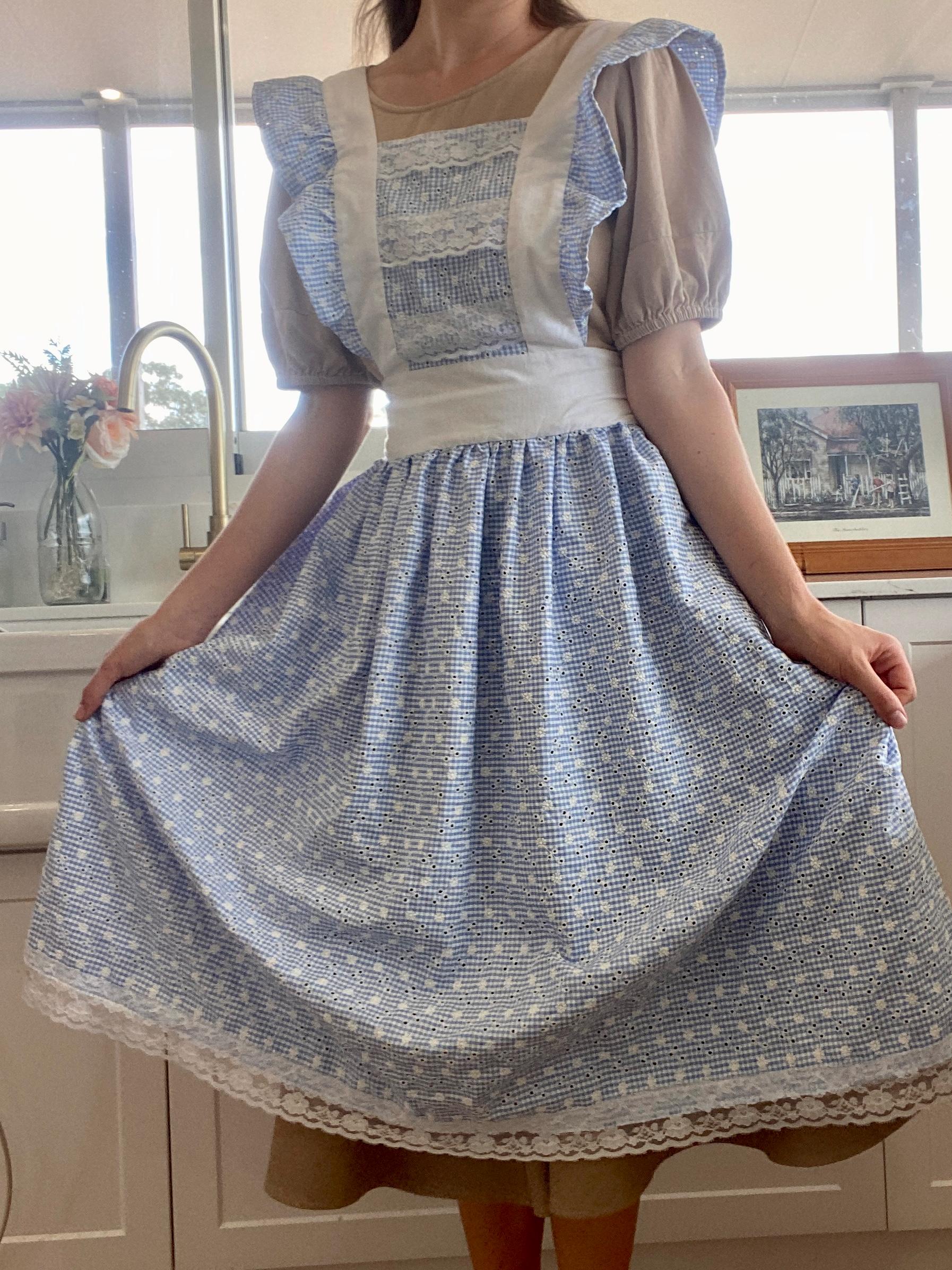 Jane Apron -- Full Apron for Women, Broderie Anglaise Apron - Etsy