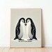Gentoo Penguin Print Antarctica Art Fine Art Black & White Abstract ...
