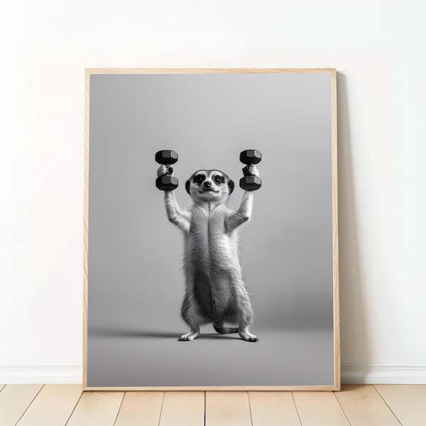 Funny Fitness Posters - Etsy UK