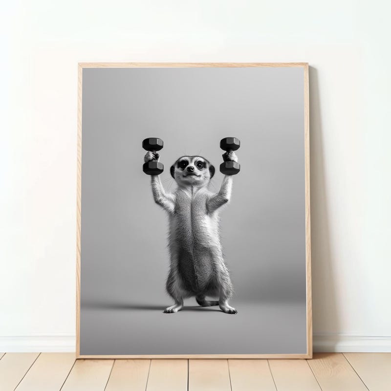 Funny Fitness Posters - Etsy UK