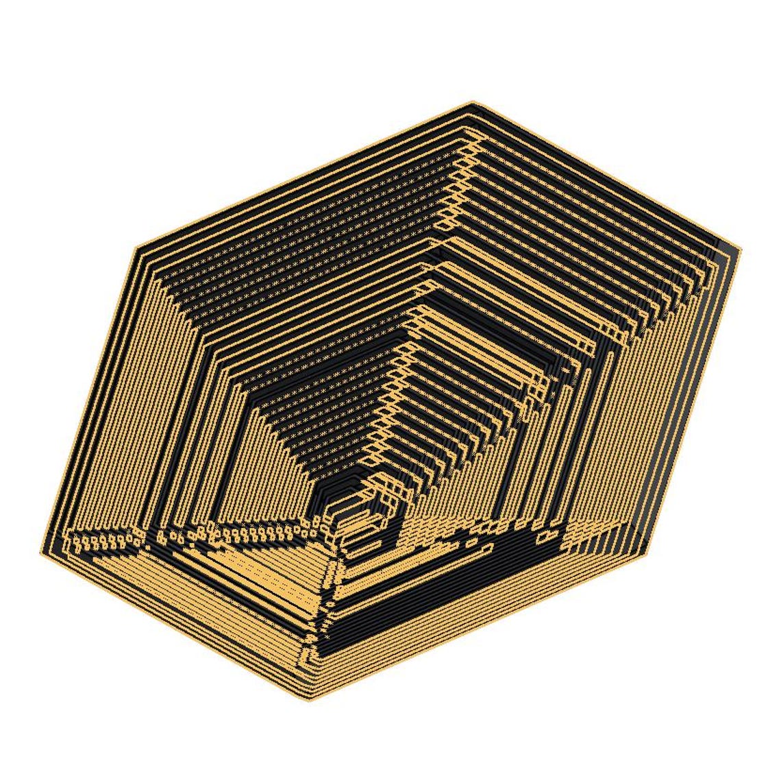 Concentric Vortex 3d Printed Fidget STL Files - Etsy