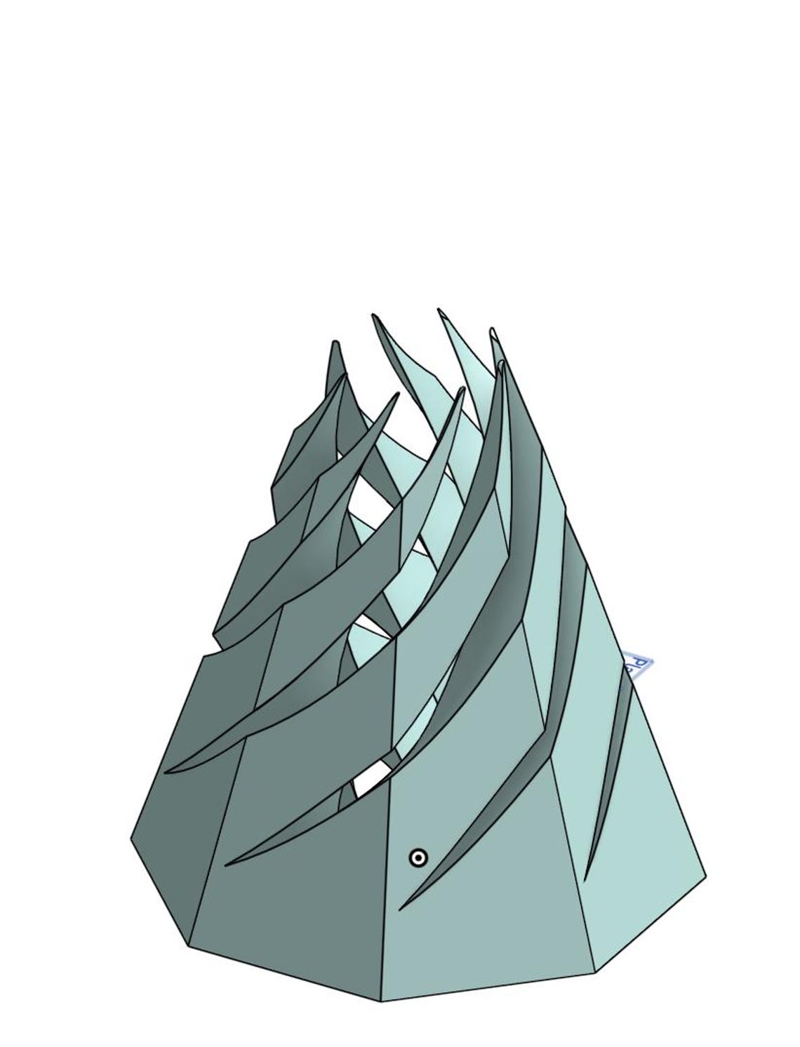STL File for a 3d Printed Spiral Pass-through Fidget - Etsy