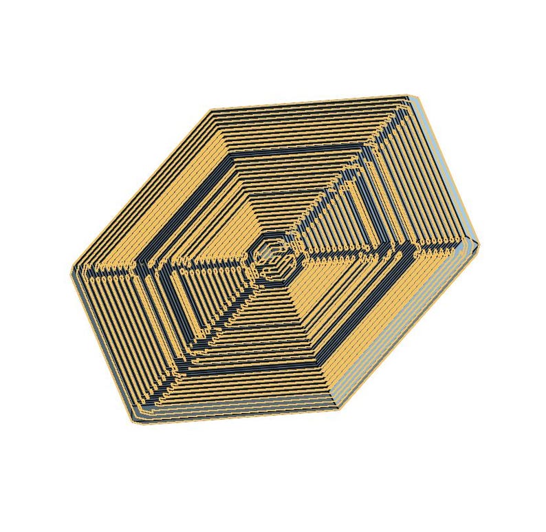 Concentric Vortex 3d Printed Fidget STL Files - Etsy