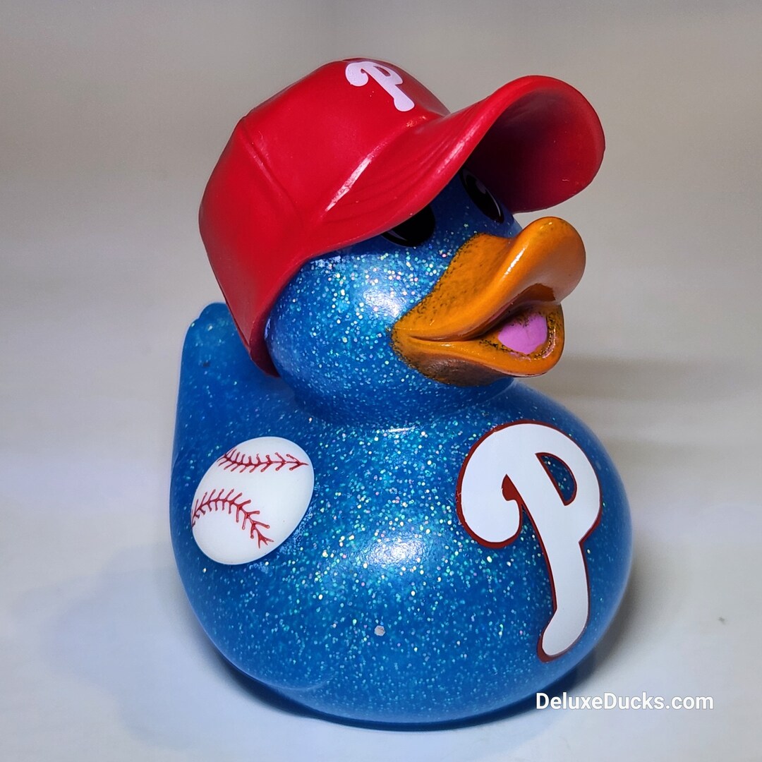PHILADELPHIA PHILLIES Rubber Duck Gift Bedazzled Duck Cruise Dashboard ...