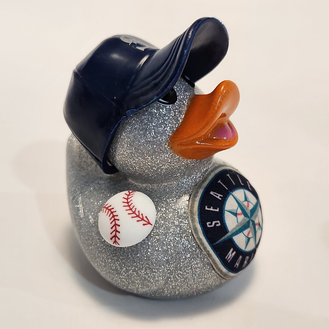 SEATTLE MARINERS Rubber Duck Gift Baseball Mlb Bedazzled Collectible ...