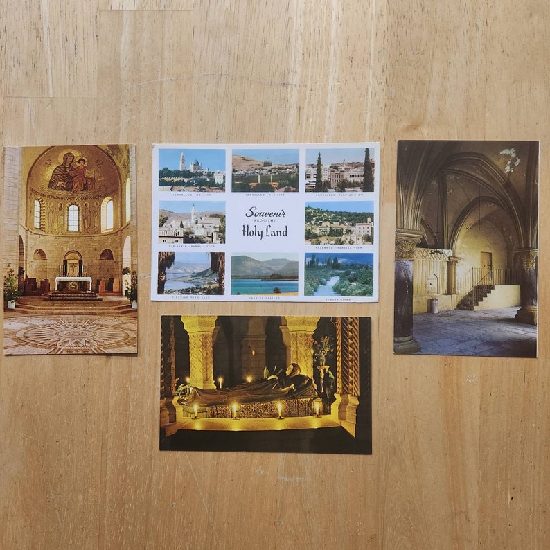 1950s Picture Postcard Holy Land Jerusalem Nazareth Jordan Unposted 46 ...