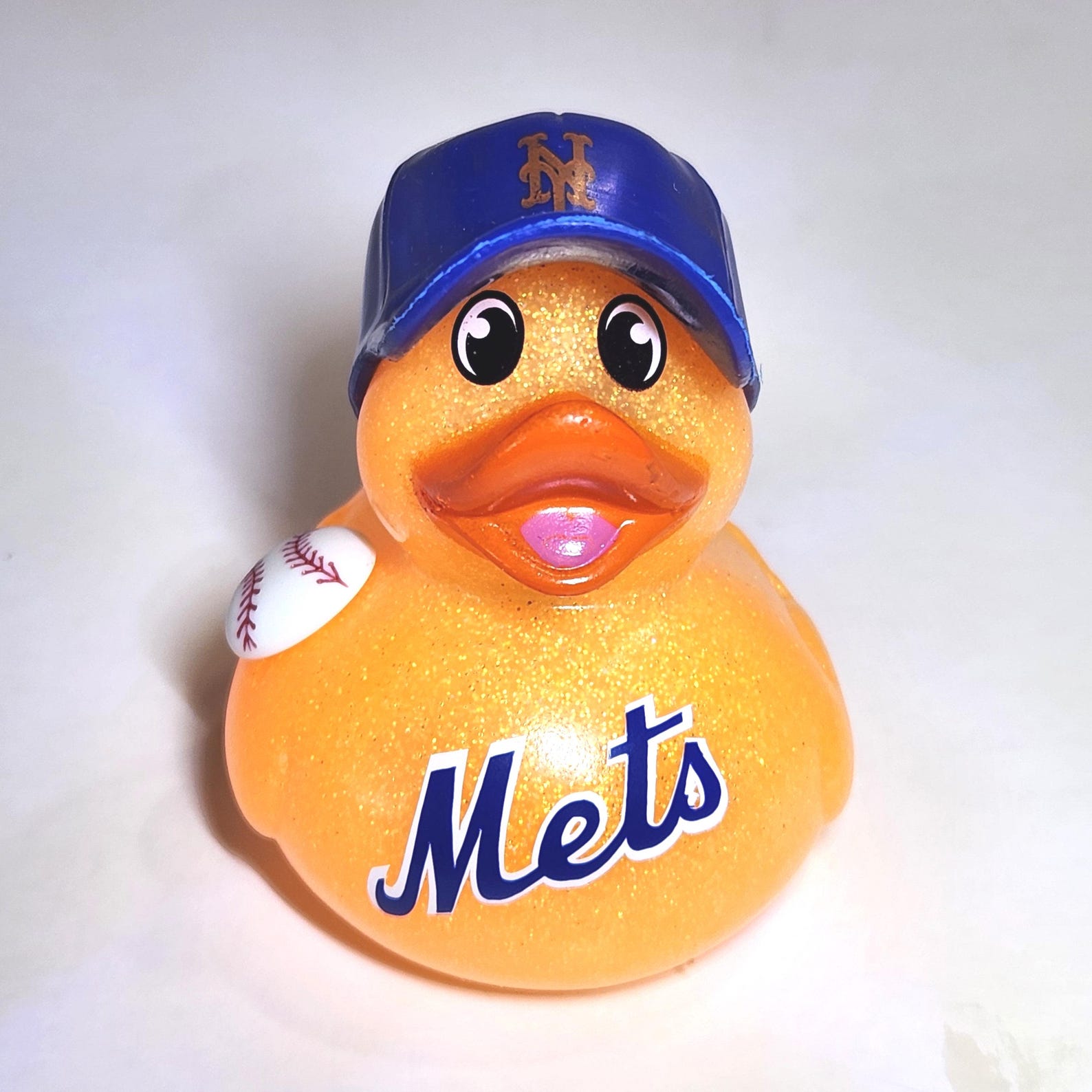NEW YORK METS Rubber Duck Gift Baseball Mlb Bedazzled Duck Cruise ...