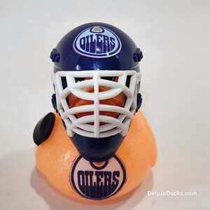 EDMONTON OILERS Rubber Duck Gift NHL Hockey Bedazzled Collectible Duck ...