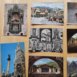 1950s Picture Postcards Munchen Germany Oberammergau Unposted 35 - Etsy