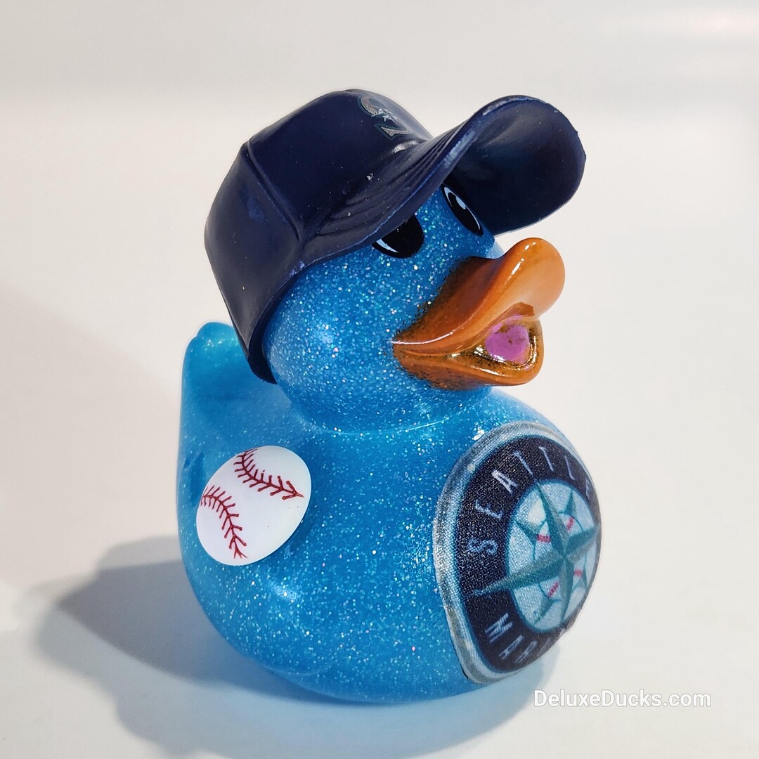 SEATTLE MARINERS Rubber Duck Gift Baseball Mlb Bedazzled Collectible ...