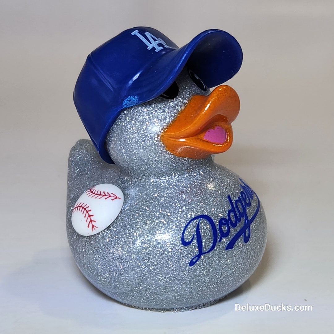 LOS ANGELES DODGERS Rubber Duck Gift Baseball Bedazzled Collectible ...