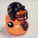 KANSAS CITY CHIEFS Rubber Duck Gift Bedazzled Duck Cruise Dashboard ...