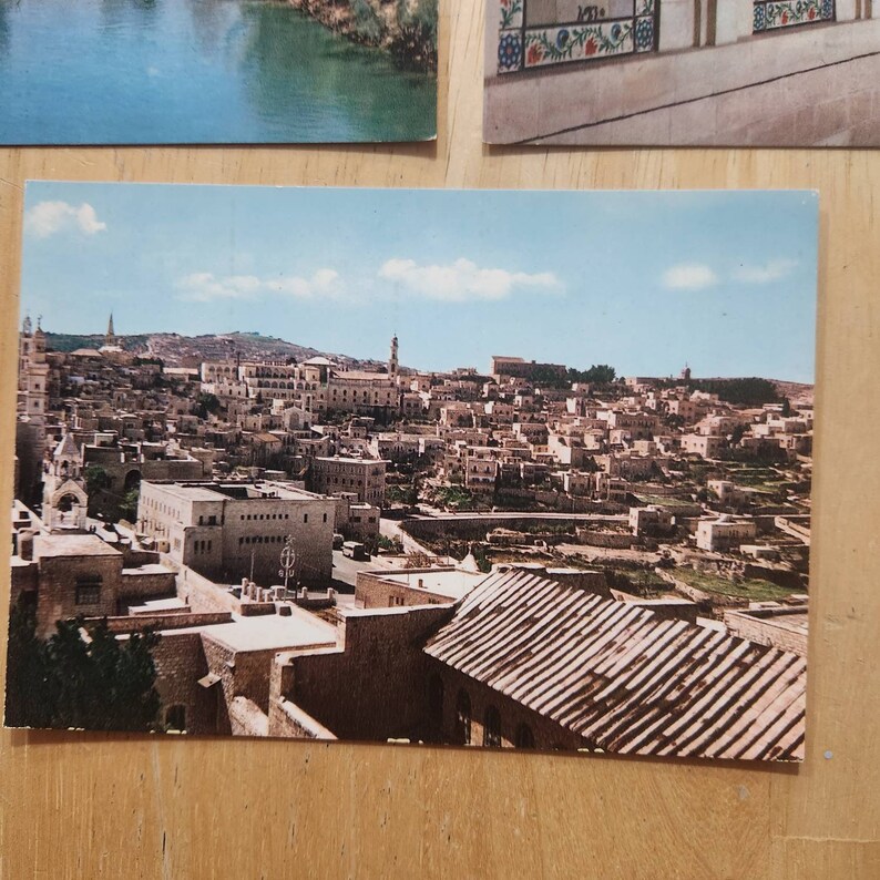 1950s Picture Postcard Jordan Jerusalem Sacred River Bethlehem Unposted ...