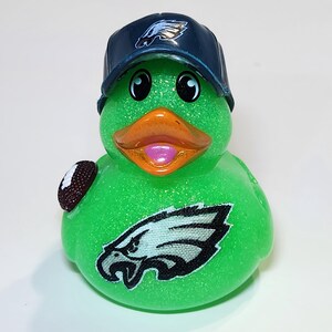 PHILADELPHIA EAGLES Rubber Duck Gift NFL Football Bedazzled Collectible Duck - Etsy