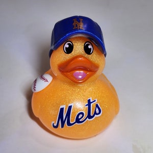 NEW YORK METS Rubber Duck Gift Baseball Mlb Bedazzled Duck Cruise ...