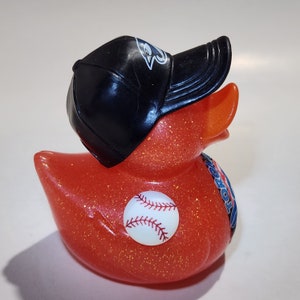 TORONTO BLUE JAYS Rubber Duck Gift Baseball Bedazzled Collectible Duck ...