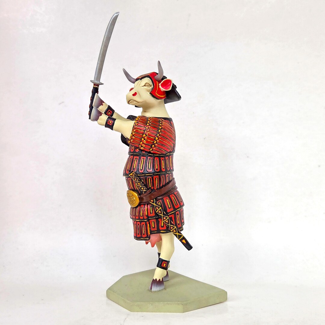 Cow Parade Sam-moo-rai Figurine 10" 2002 Ceramic Numbered Item 7246 - Etsy