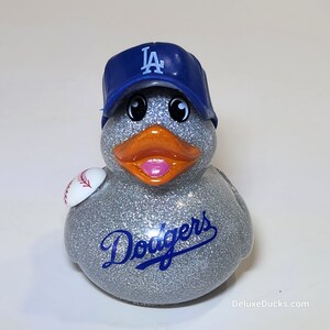 LOS ANGELES DODGERS Rubber Duck Gift Baseball Bedazzled Collectible ...