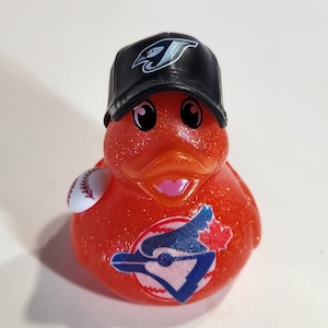 TORONTO BLUE JAYS Rubber Duck Gift Baseball Bedazzled Collectible Duck ...