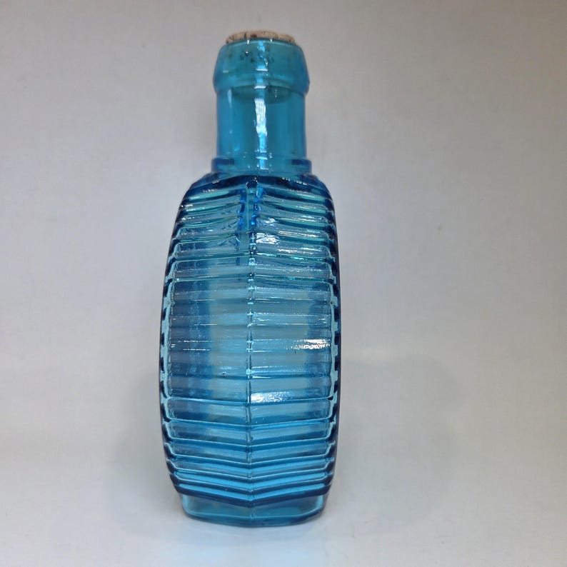 Vintage Clevenger Bros Blue Glass Bottle Bank Basilica Sacred Heart ...