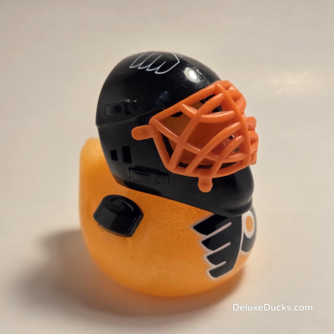 PHILADELPHIA FLYERS Rubber Duck Gift Nhl Hockey Bedazzled Collectible ...