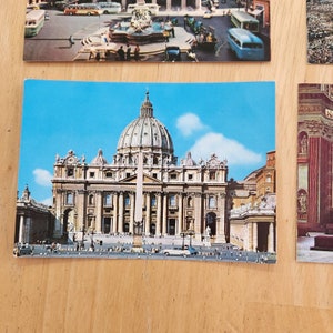 1940s Picture Postcards Rome Italy Vatican St Peter Square Pantheon ...