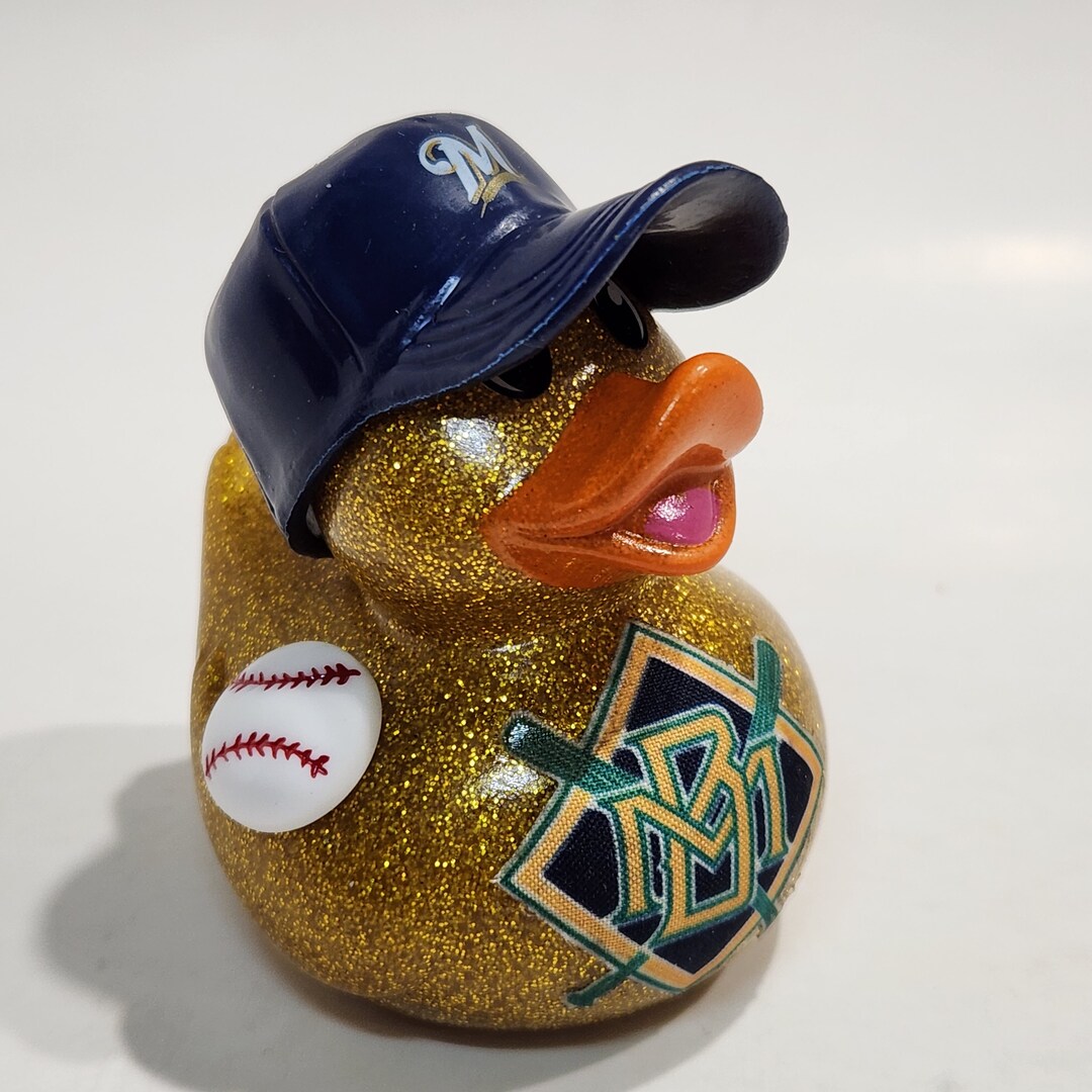 MILWAUKLEE BREWERS Rubber Duck Gift Bedazzled Baseball Duck Cruise ...
