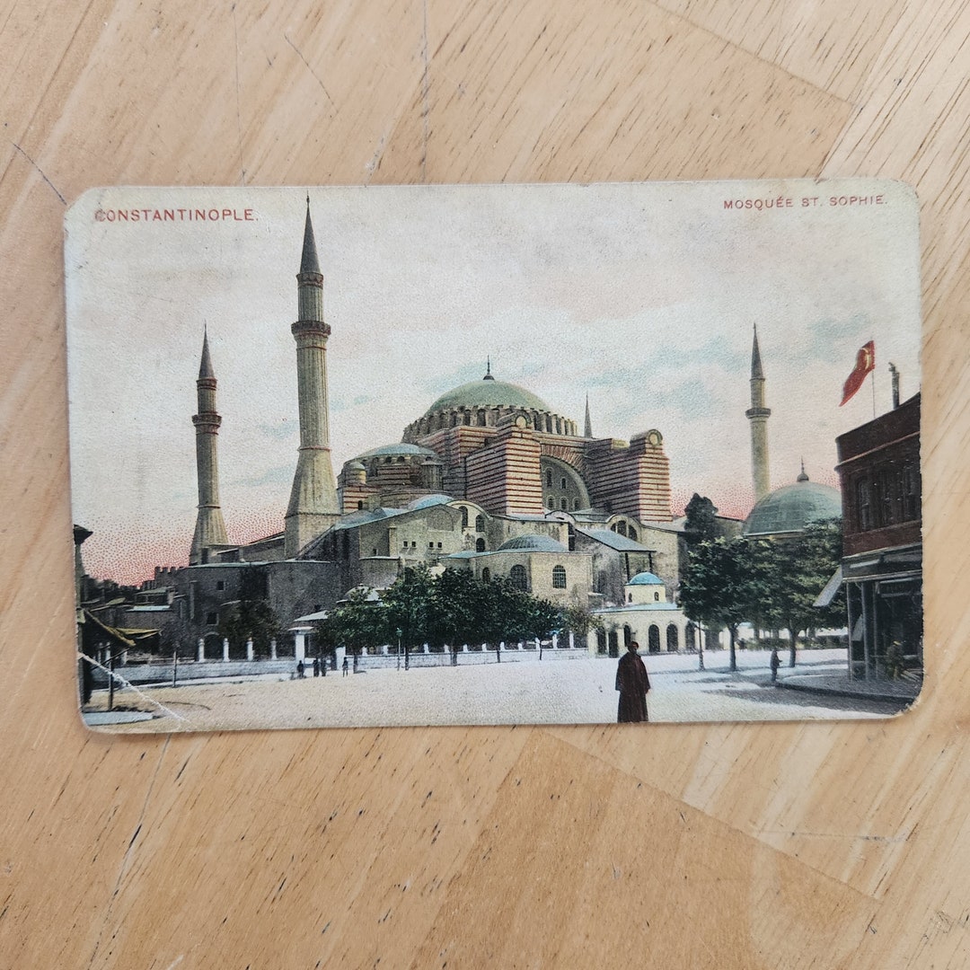 1920s Picture Postcard Mosquee St Sophie Constantinople Turkey Posted ...