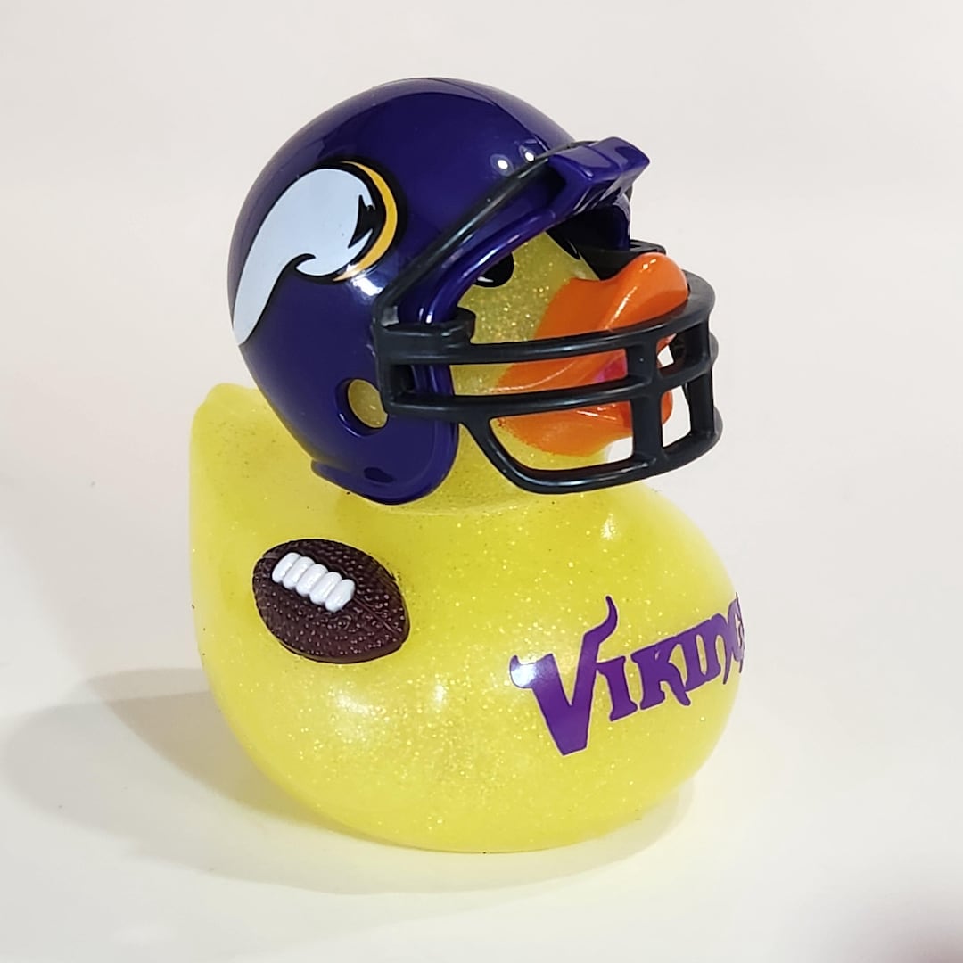 MINNESOTA VIKINGS Rubber Duck Gift Bedazzled Nfl Duck Cruise Dashboard ...