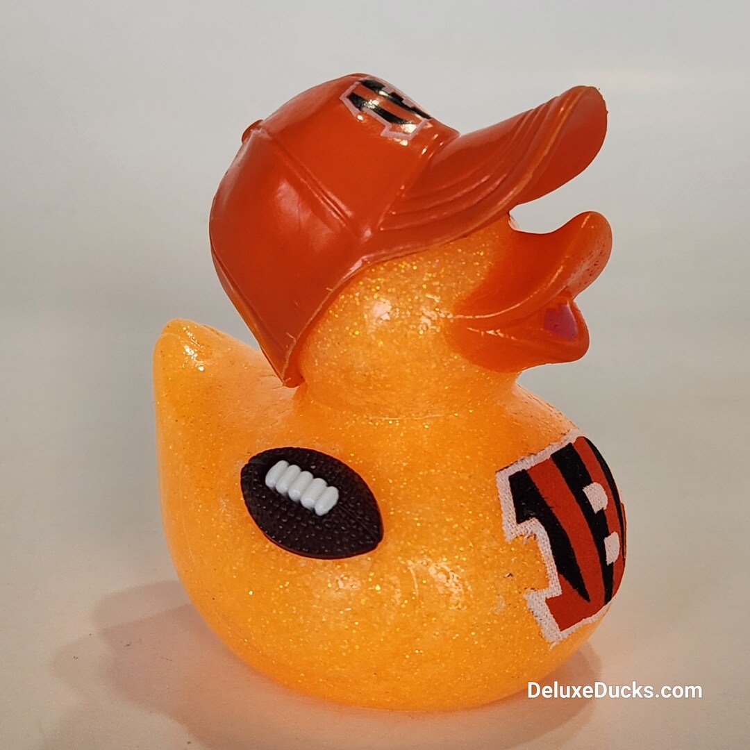 CINCINNATI BENGALS Rubber Duck Gift Football Nfl Bedazzled Duck Cruise ...