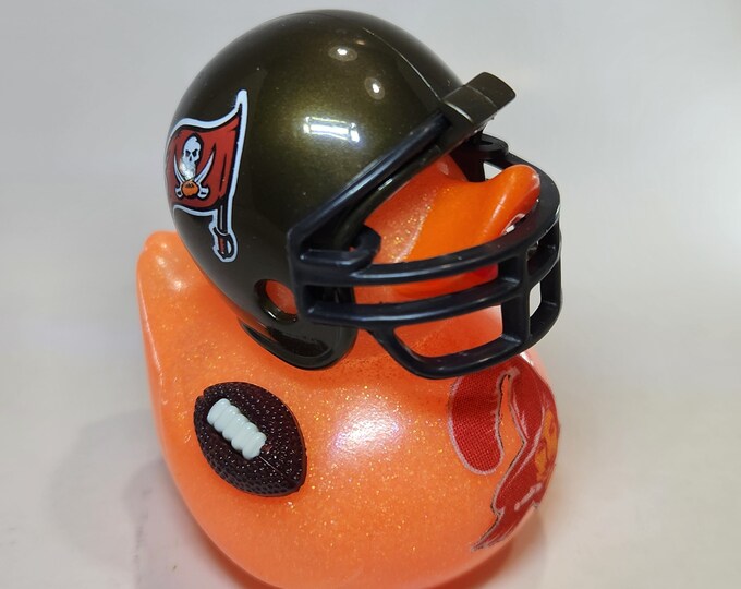 TAMPA BAY BUCCANEERS Rubber Duck Gift Bedazzled Duck Cruise Dashboard ...