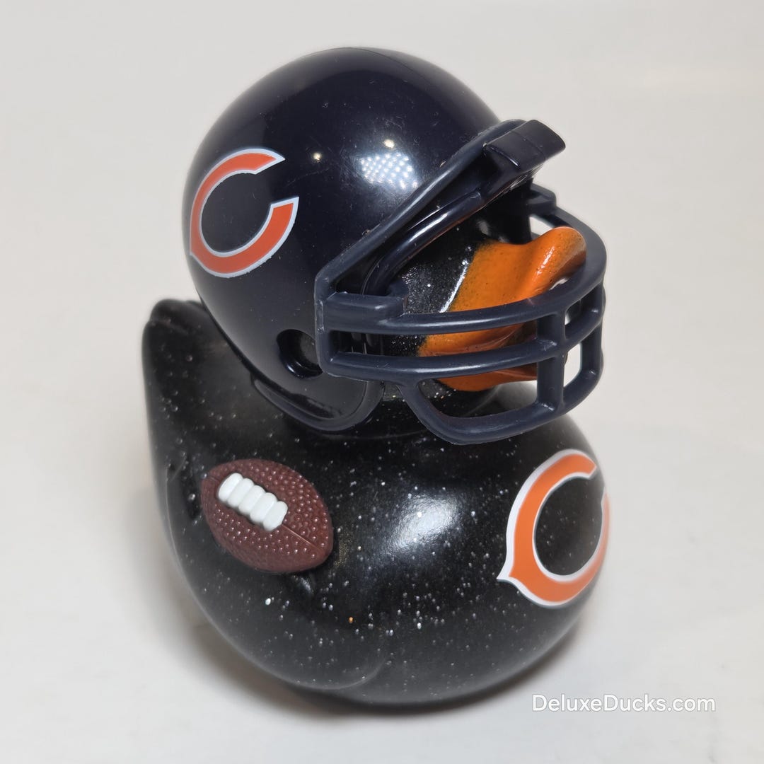 CHICAGO BEARS Rubber Duck Gift Bedazzled Duck Cruise Dashboard Ducks - Etsy