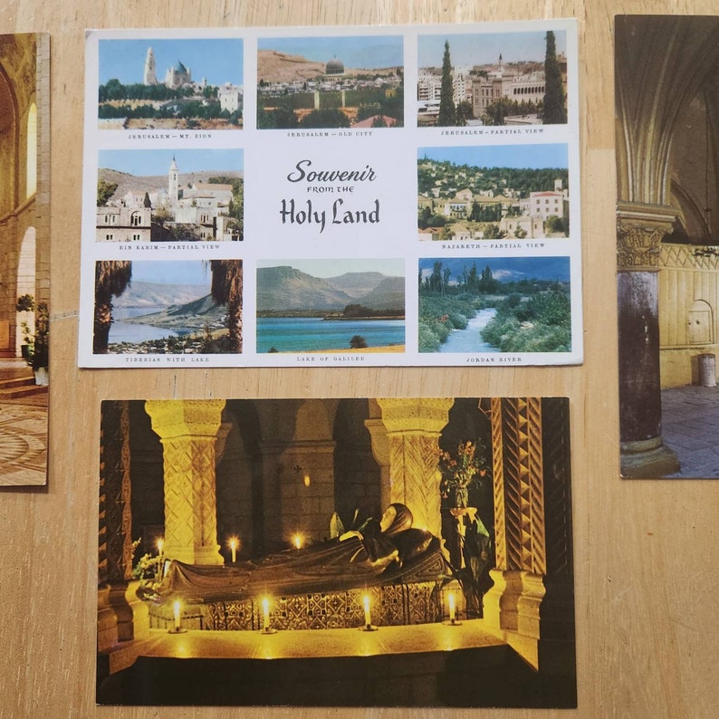 1950s Picture Postcard Holy Land Jerusalem Nazareth Jordan Unposted 46 ...