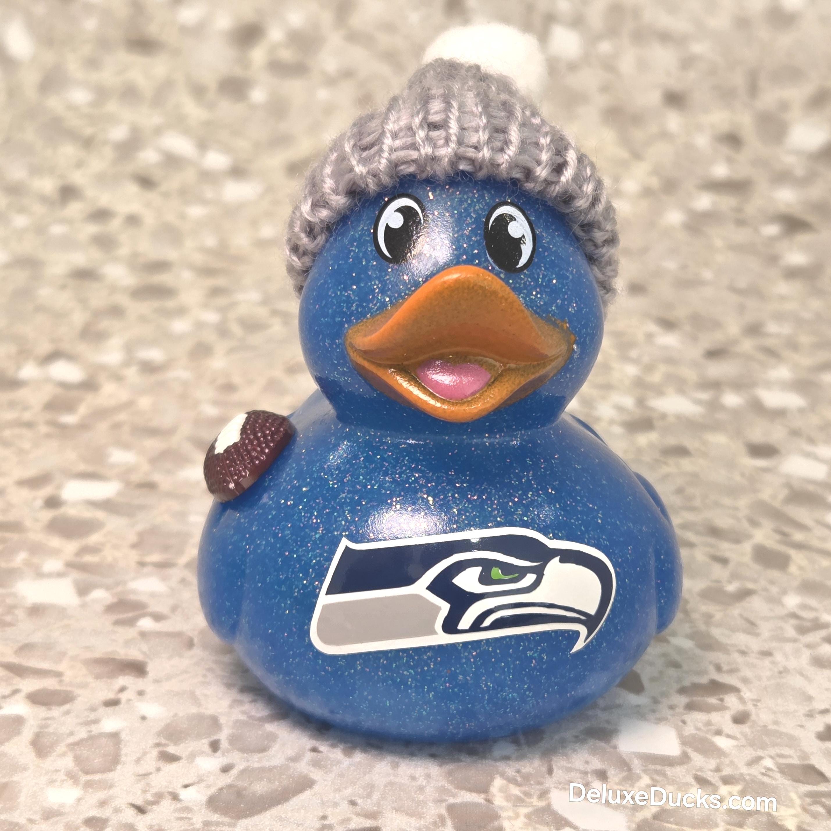 SEATTLE SEAHAWKS Rubber Duck Gift NFL Football Bedazzled Collectible ...